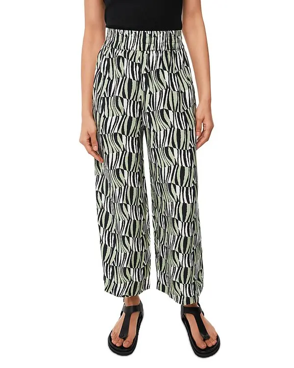 Whistles Checker Board Tiger Print Trousers