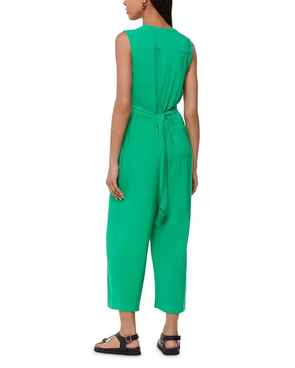 Whistles Josie Zip Front Jumpsuit