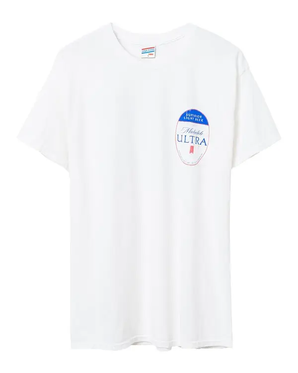 Junk Food Clothing Michelob Ultra Flea Market Tee - White