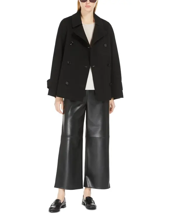 Max Mara Louis Wool Short Trench Coat