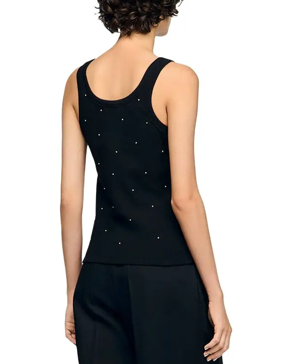Sandro Astrale Tank Top - Black