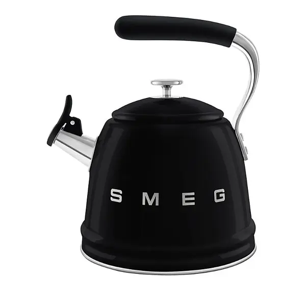 SMEG Whistling Stovetop Kettle - Black