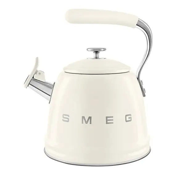SMEG Whistling Stovetop Kettle - Cream