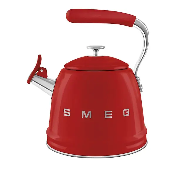 SMEG Whistling Stovetop Kettle - Red