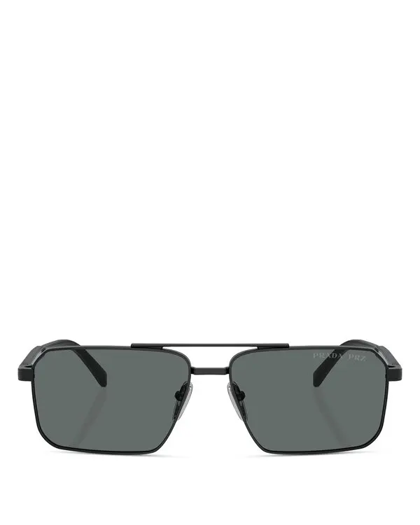 Prada Rectangular Sunglasses, 61mm
