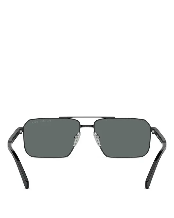 Prada Rectangular Sunglasses, 61mm