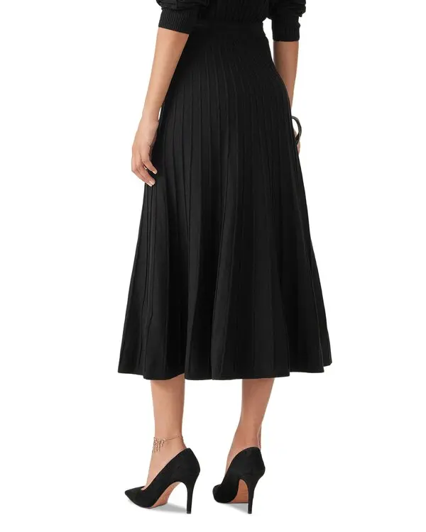 Ba&sh Jada Ribbed Midi Skirt
