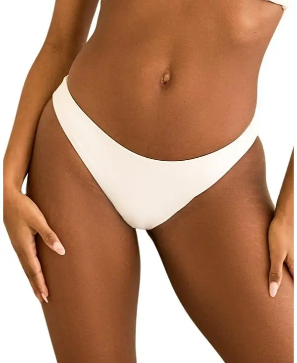 DIPPIN DAISY'S Nocturnal Bikini Bottom - White