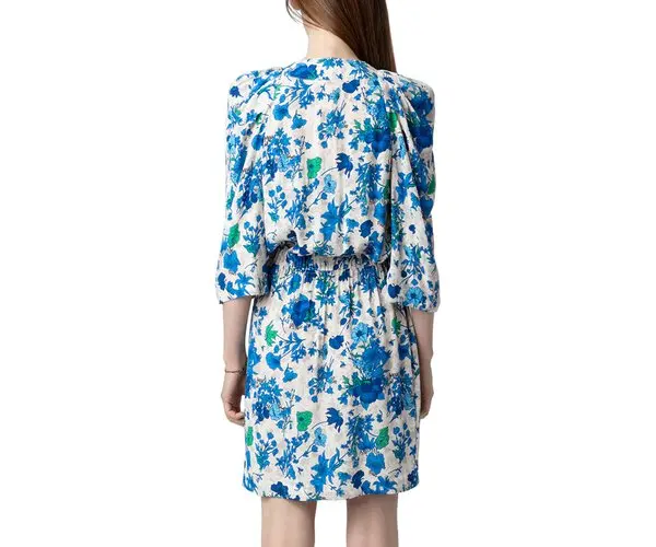Zadig&Voltaire Ruz Floral Mini Dress - Ecru
