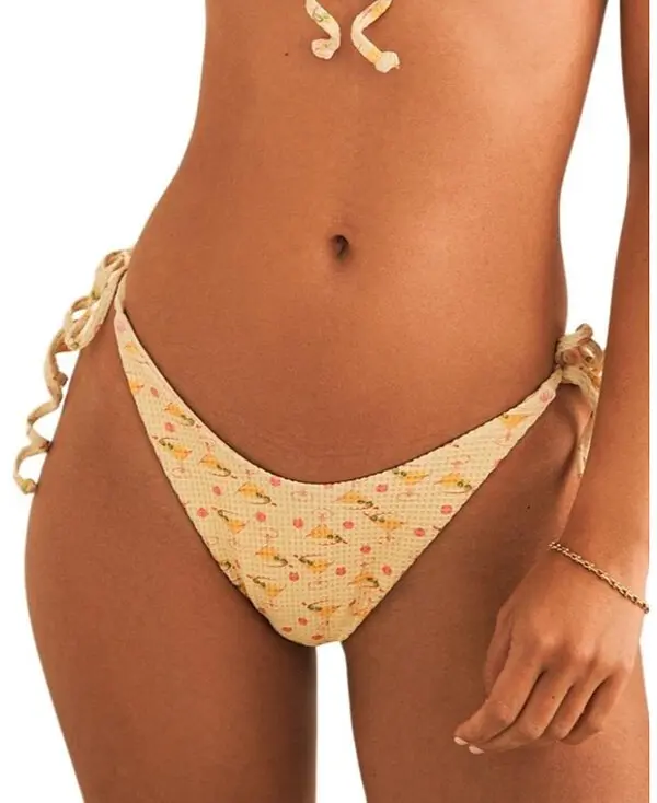DIPPIN DAISY'S Serenity Tie String Bikini Bottom - Martini