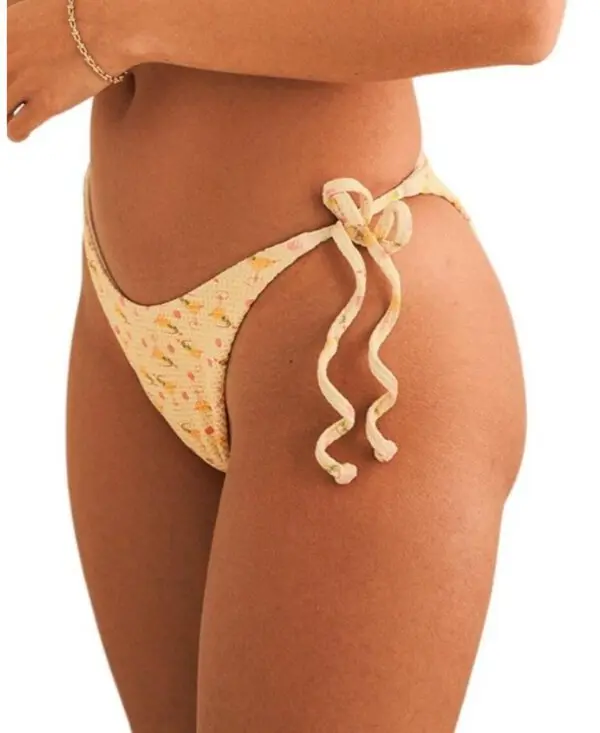 DIPPIN DAISY'S Serenity Tie String Bikini Bottom - Martini