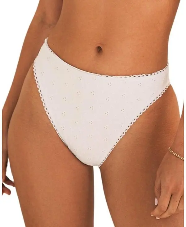 DIPPIN DAISY'S Piper Bikini Bottom - White