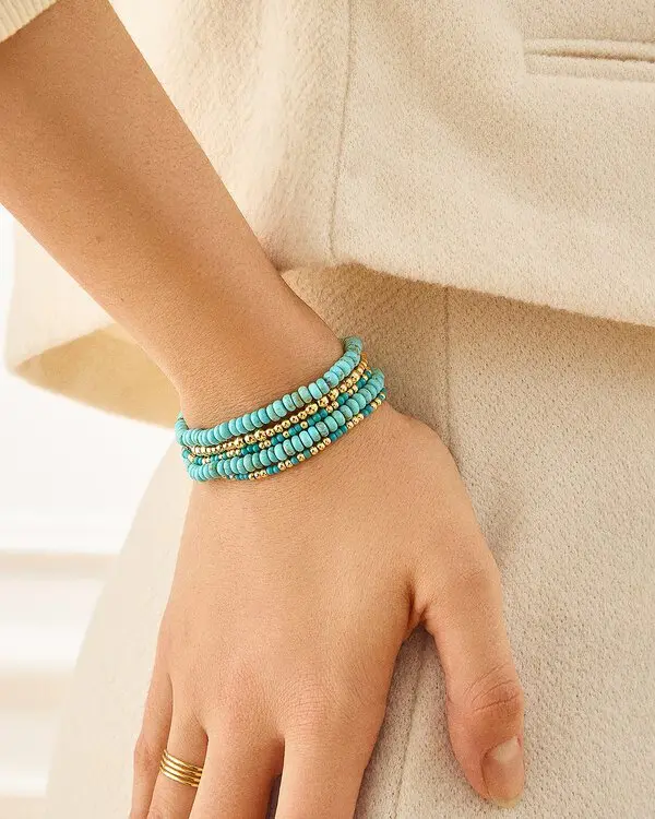 Baublebar Valentina Semi Precious Gemstone Beaded Stretch Bracelet