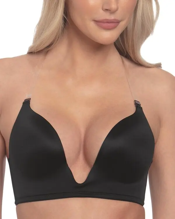 DOMINIQUE INTIMATES Uma U Plunge Convertible Bra - Black