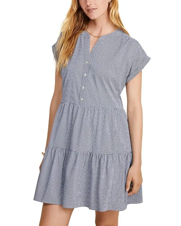 v neck short dress Boho Mini Dress  Sleeveless Lace V-Neck Cotton Linen Summer Dress Women's Boho Fashion in Black | S