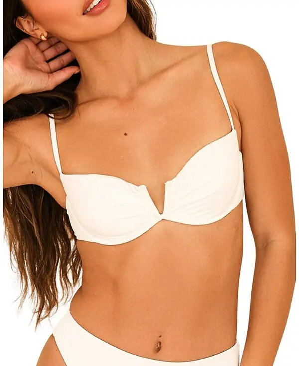 DIPPIN DAISY'S Diana Bikini Top - White