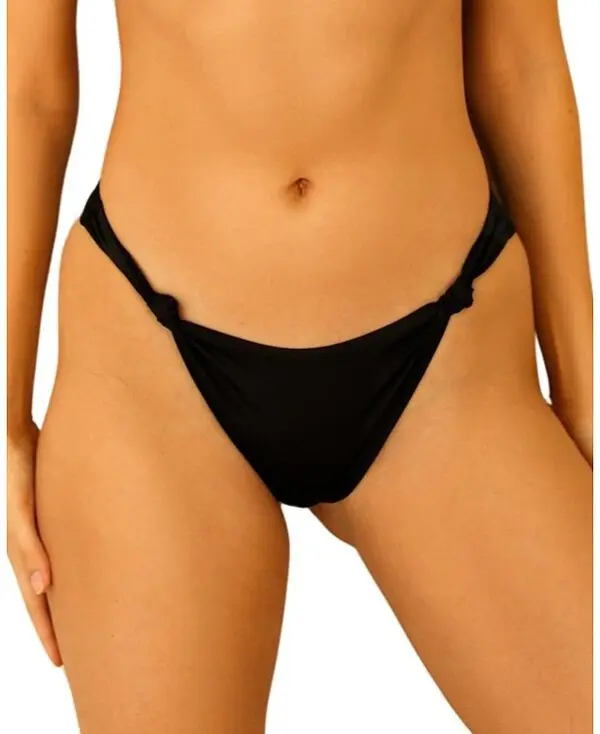 DIPPIN DAISY'S Quinn Knotted Bikini Bottom - Black