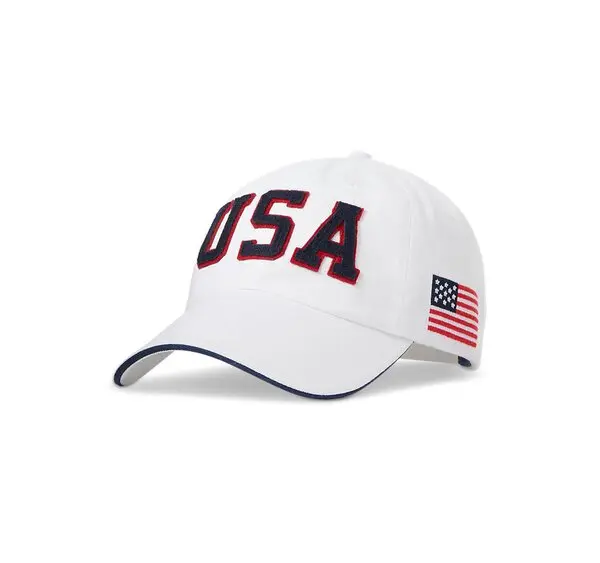 Ralph Lauren Team Usa Twill Ball Cap In White - 64% Off  display picture 1