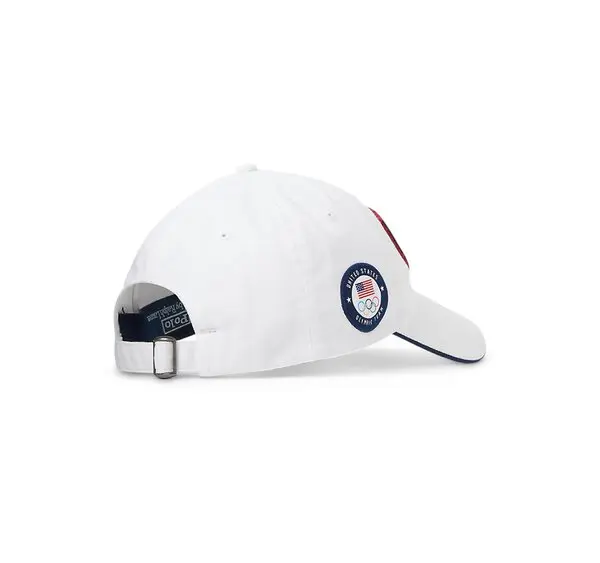 Ralph Lauren Team Usa Twill Ball Cap In White - 64% Off  display picture 1