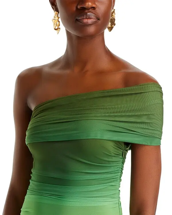 Bardot Aurelia Maxi Dress In Green Ombre - 40% Off | Editorialist