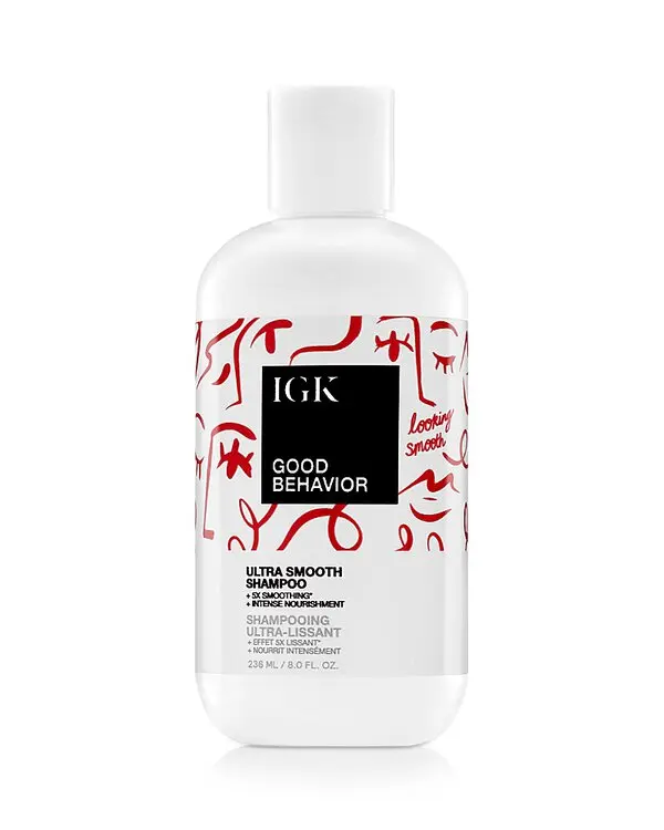 IGK Good Behavior Ultra Smooth Shampoo 8 Oz - No Color