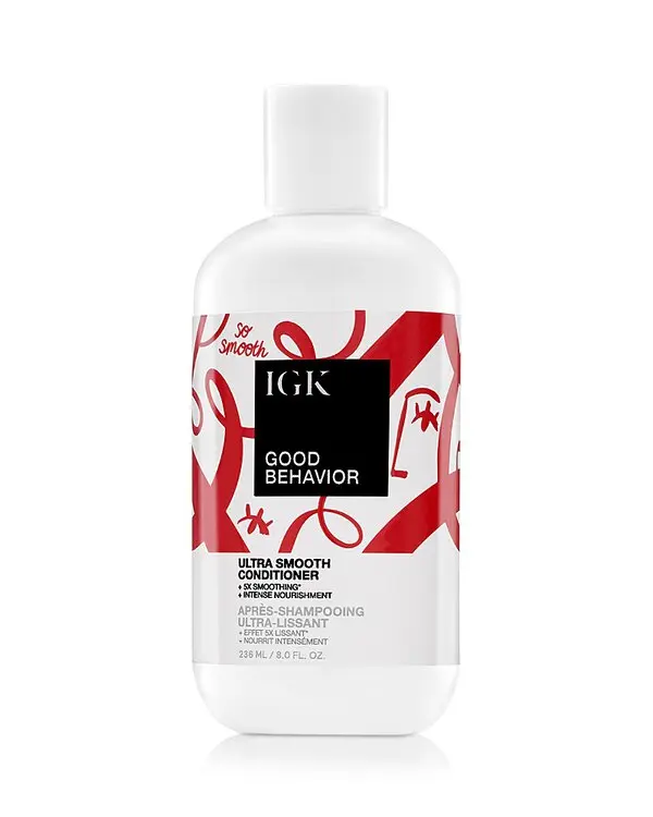 IGK Good Behavior Ultra Smooth Conditioner 8 Oz - No Color