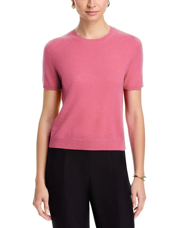 Bloomingdale'S C Exclusive Cashmere Crewneck Sweater - Antique Rose