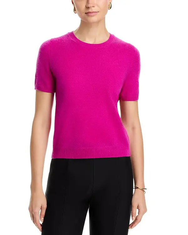 Bloomingdale'S C Exclusive Cashmere Crewneck Sweater - Beet Root