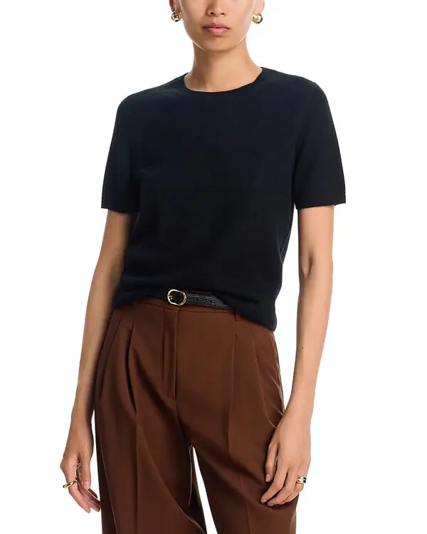 Bloomingdale'S C Exclusive Cashmere Crewneck Sweater - Black
