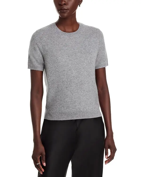 Bloomingdale'S C Exclusive Cashmere Crewneck Sweater - Medium Gray
