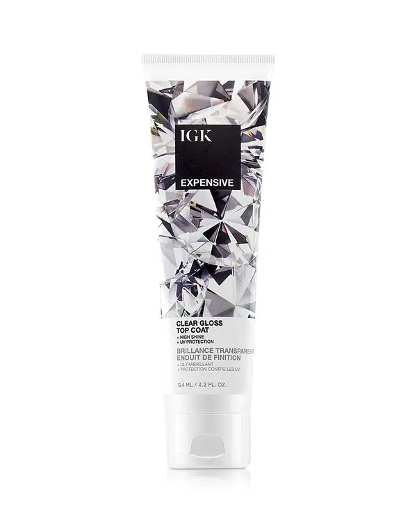IGK Expensive Clear Gloss Top Coat 4.2 Oz - No Color