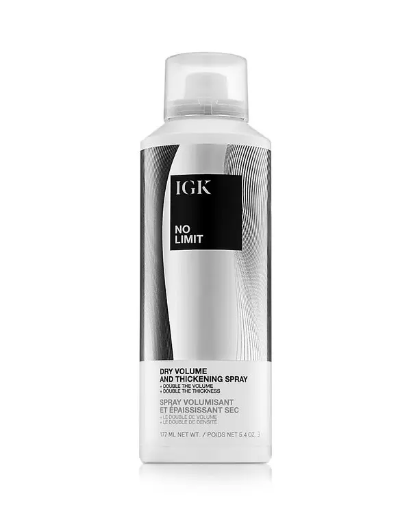 IGK No Limit Dry Volume & Thickening Spray 5.4 Oz - No Color
