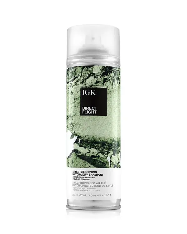 IGK Direct Flight Style Preserving Matcha Dry Shampoo 6.3 Oz - No Color