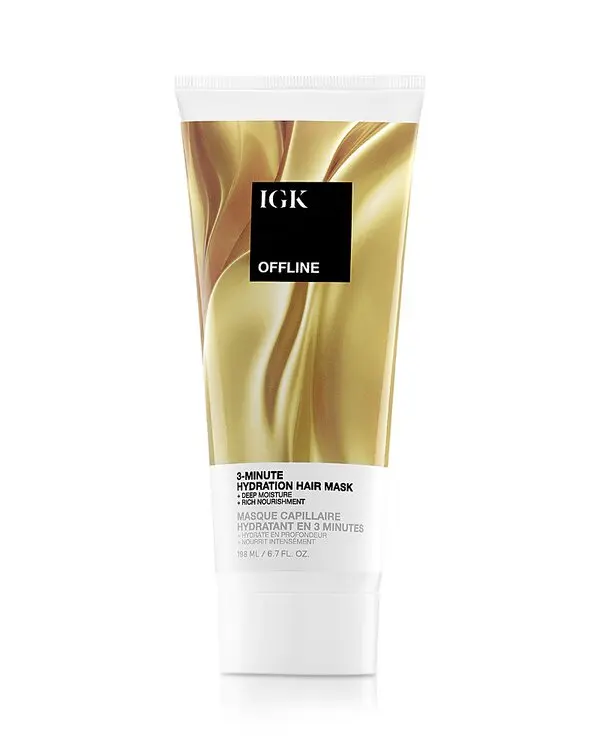 IGK Offline 3 Minute Hydration Hair Mask 6.7 Oz - No Color