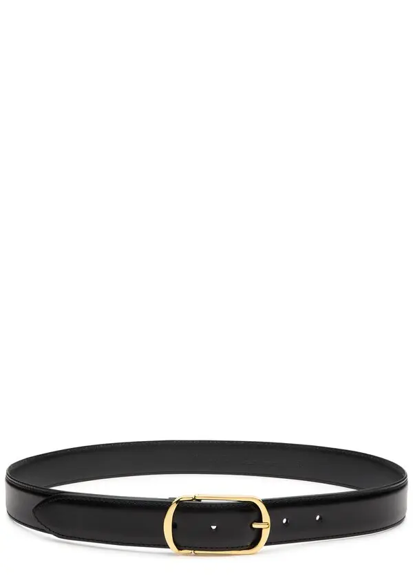 Anderson's Glossed Leather Belt - Black