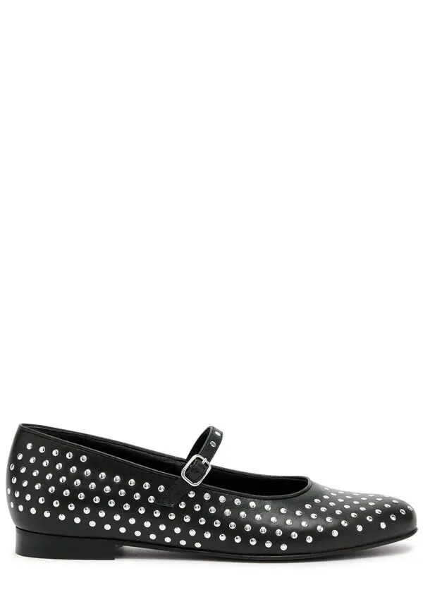 ALOHAS Lucien Studded Leather Ballet Flats