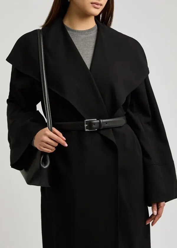Anderson's Grained Leather Belt - Black