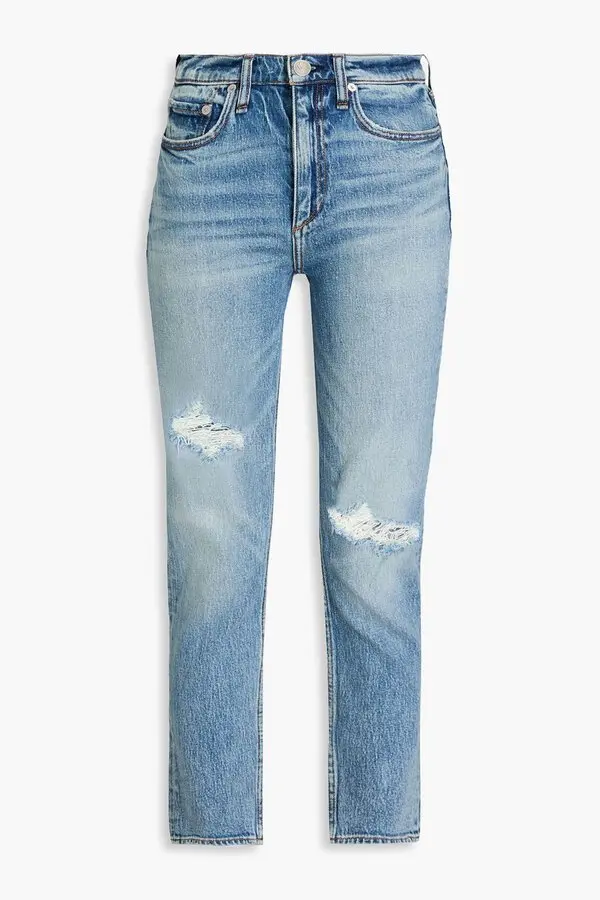 Rag & Bone Wren Cropped Slim-leg Jeans