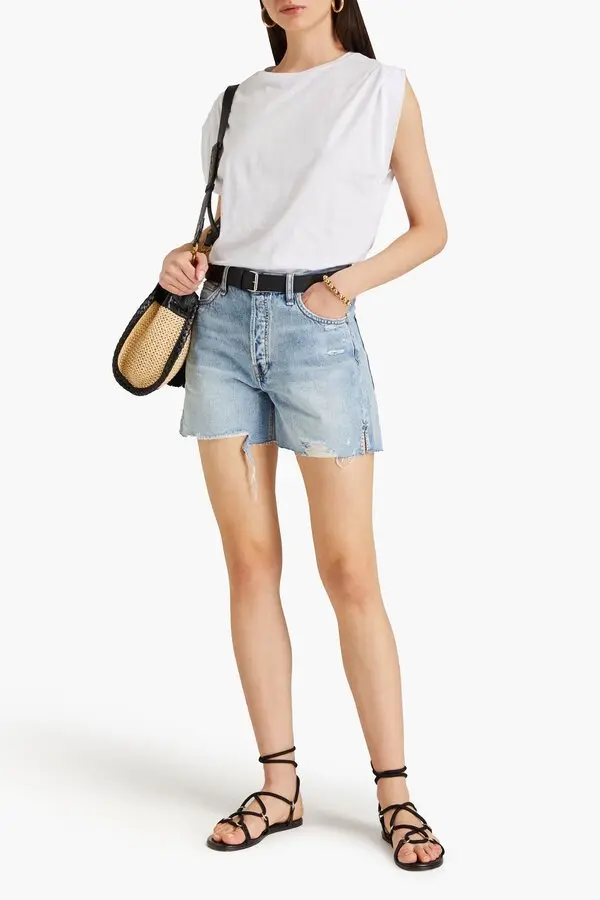 Rag & Bone Distressed Denim Shorts
