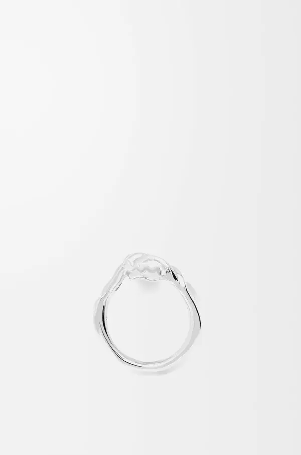 Loewe X Lynda Benglis Knuckle Ring - White Gold
