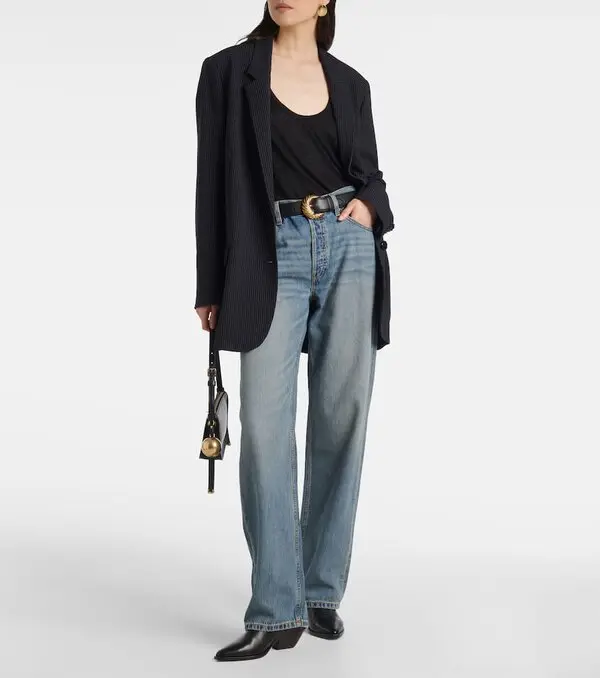 RE/DONE Low-rise Wide-leg Jeans