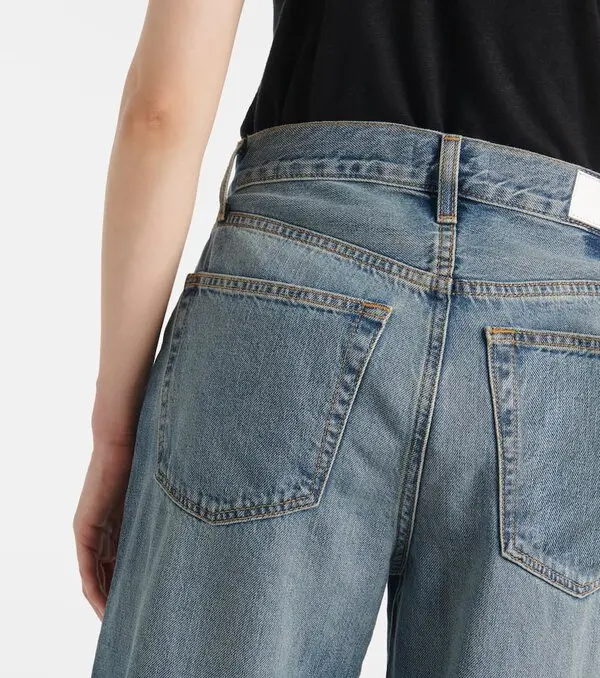 RE/DONE Low-rise Wide-leg Jeans