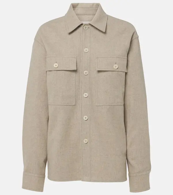 JIL SANDER Virgin Wool Overshirt