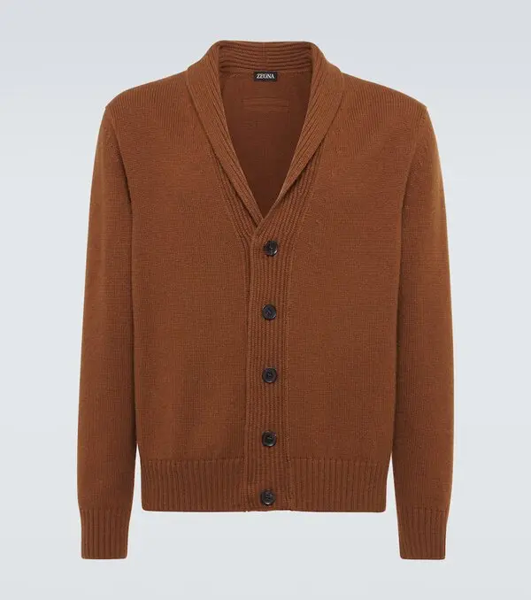 Zegna Cashmere And Mohair Cardigan
