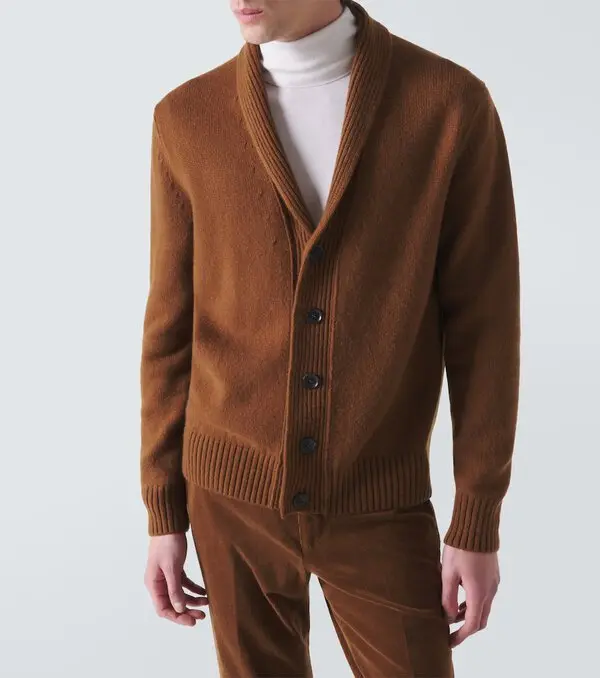 Zegna Cashmere And Mohair Cardigan