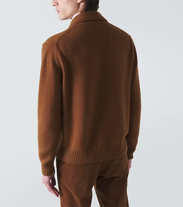 Zegna Cashmere And Mohair Cardigan