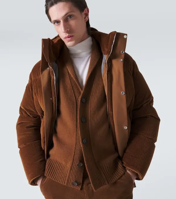 Zegna Cashmere And Mohair Cardigan
