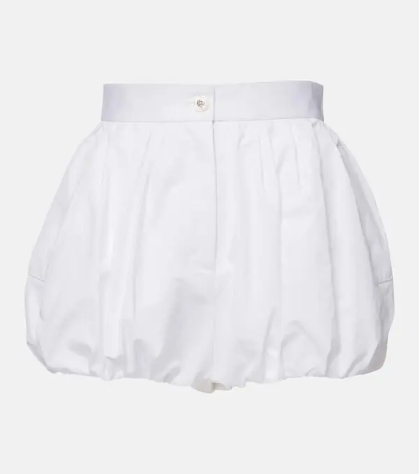Dolce & Gabbana High-rise Cotton Poplin Shorts