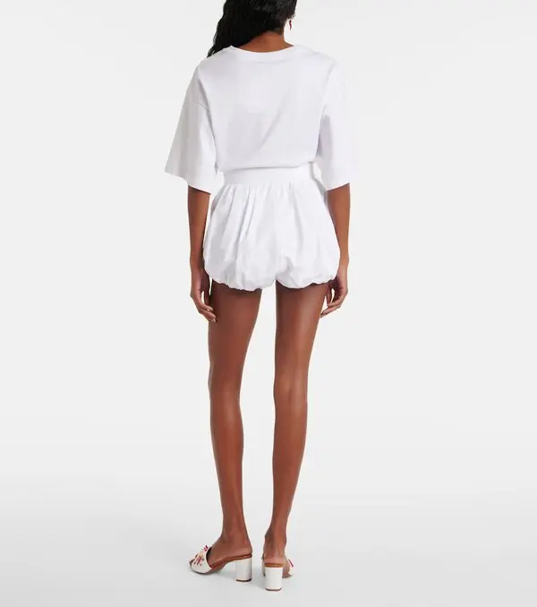 Dolce & Gabbana High-rise Cotton Poplin Shorts