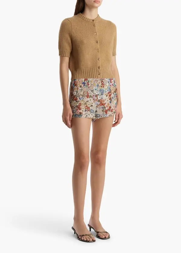 Khaite Nora Cashmere Cardigan - Biscotti